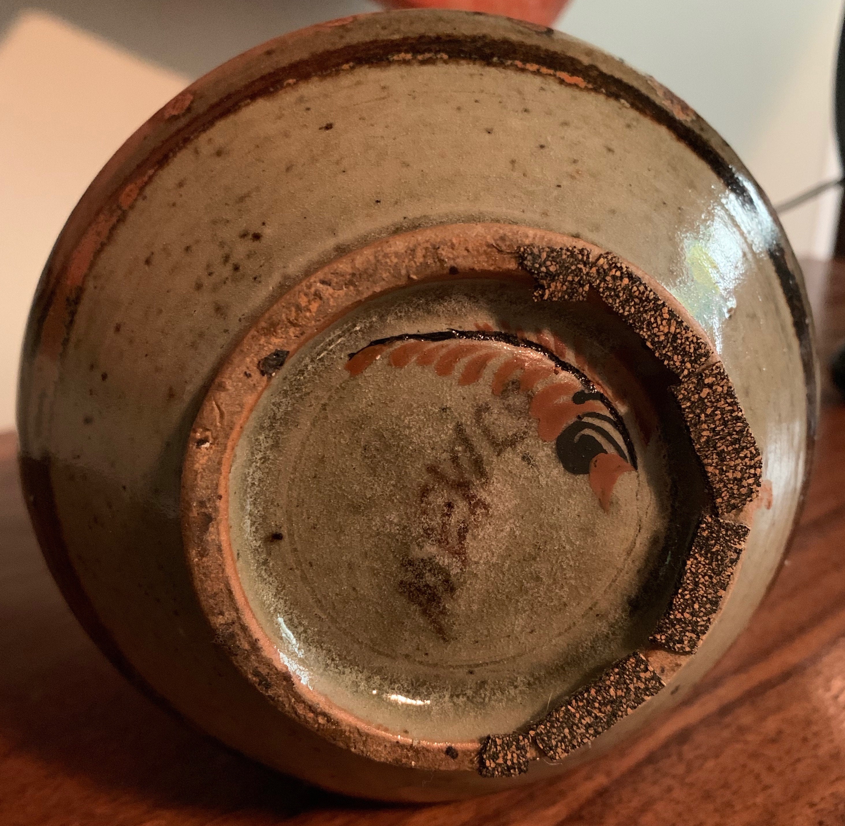 Nice Vintage 60s 70s Decorative Ceramic Pottery Pitcher Mexico Stylized ...