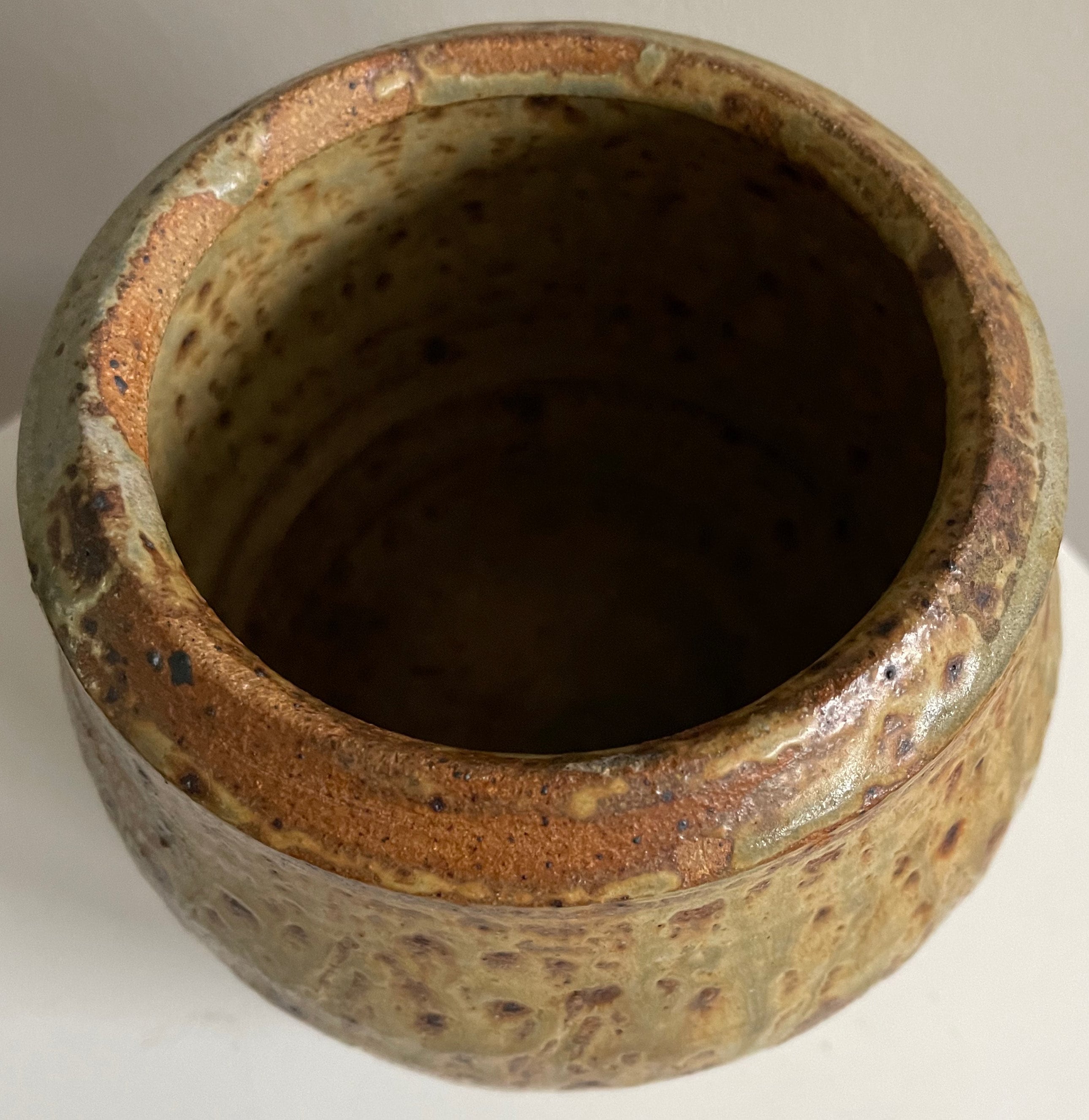Vintage 70s Ceramic Stoneware Studio Pottery Decorative Vase Mid ...