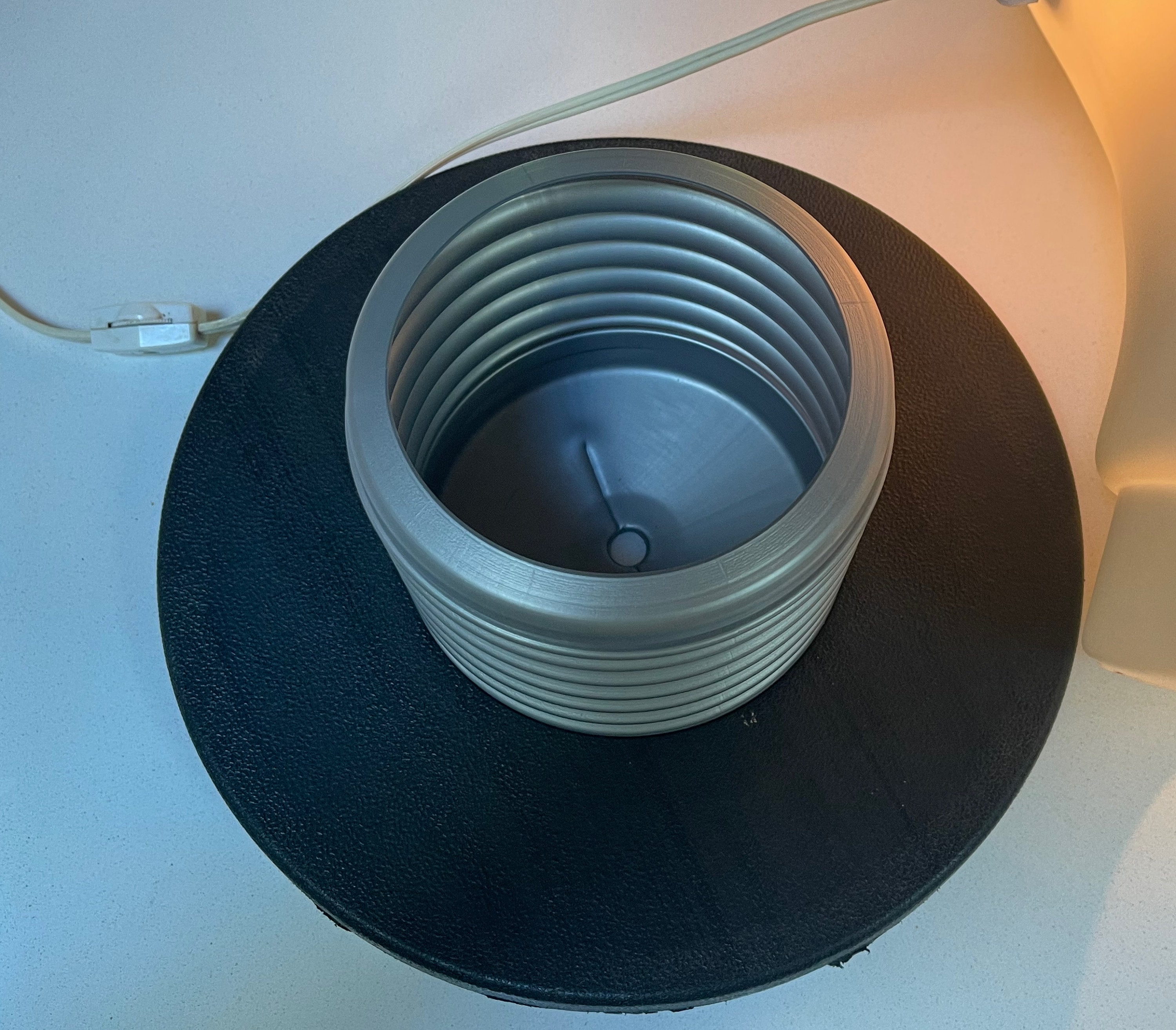 Vintage 1970s 80s Molded Hard Plastic Light Bulb Lamp Pop Art Lighting ...