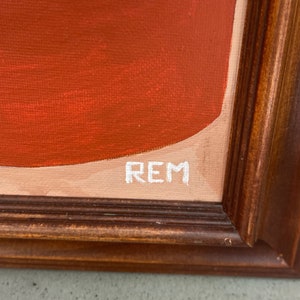 Vintage 70s 80s Abstract Instruments Instrument Painting Art Wall ...