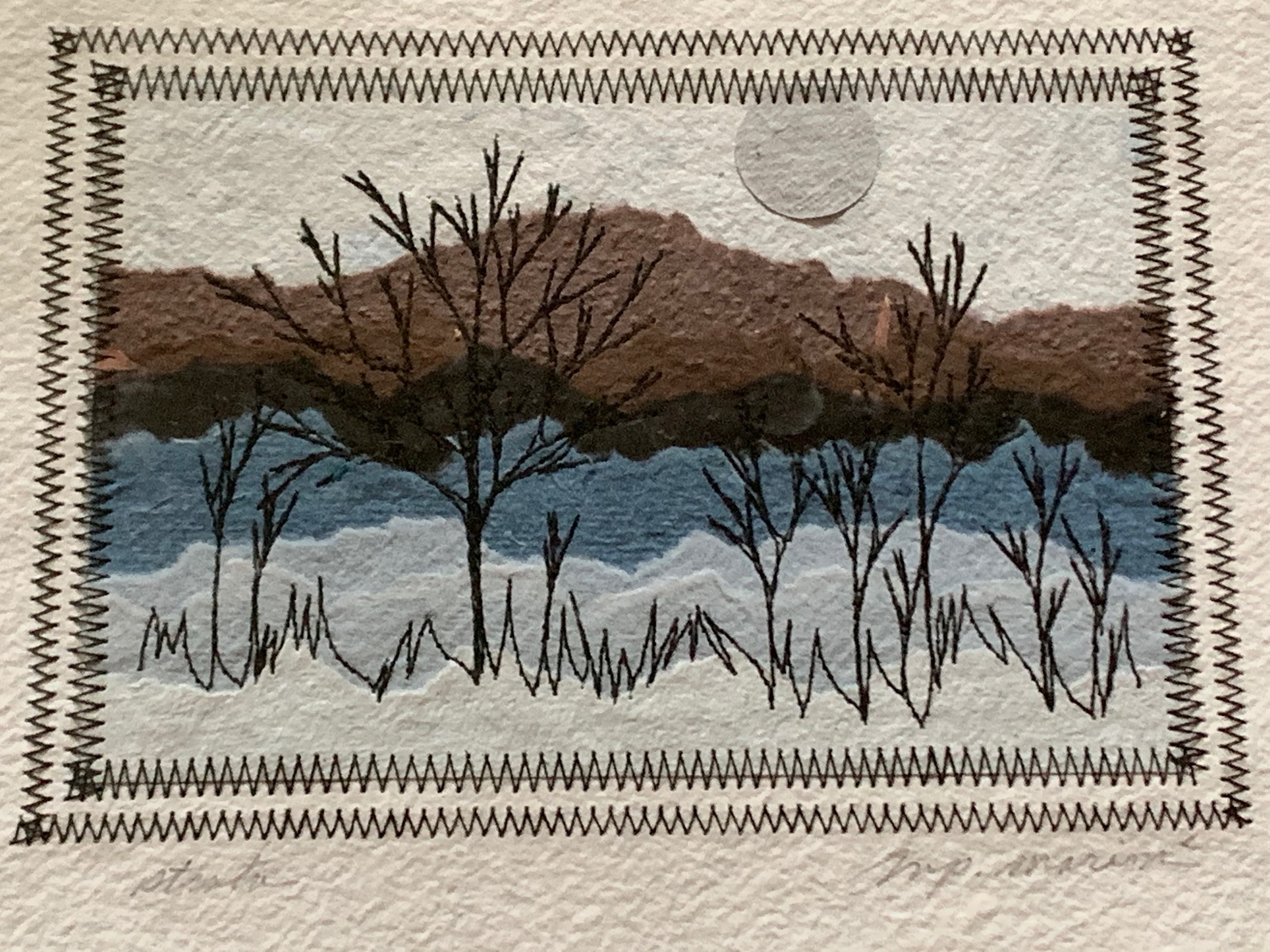 Vintage M.P. Marion Prints and Pulper Paper Mill Collage Mixed Media ...