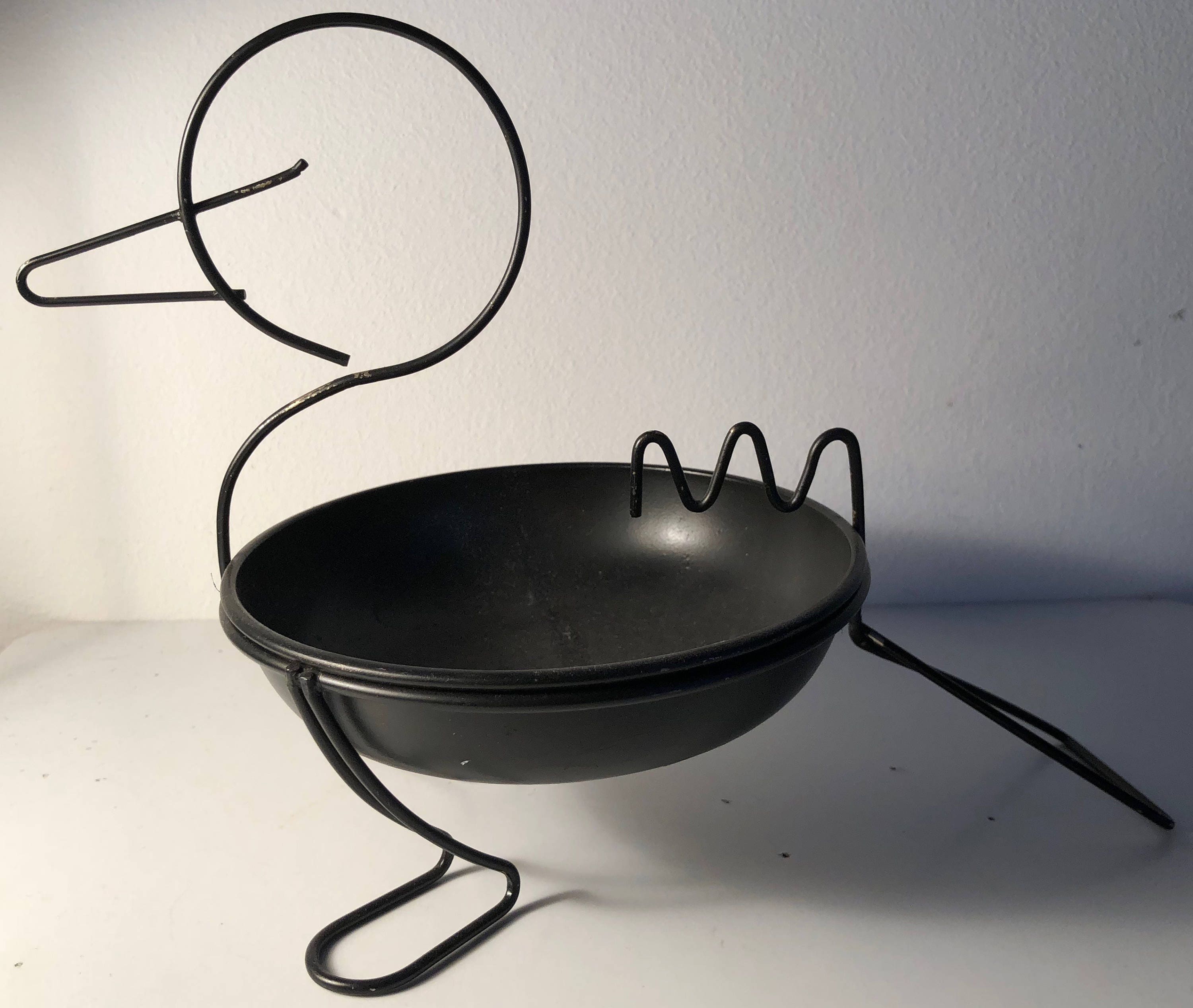 Vintage 50s Galef Wire Bird Duck Ashtray Mid Century Modern Atomic ...