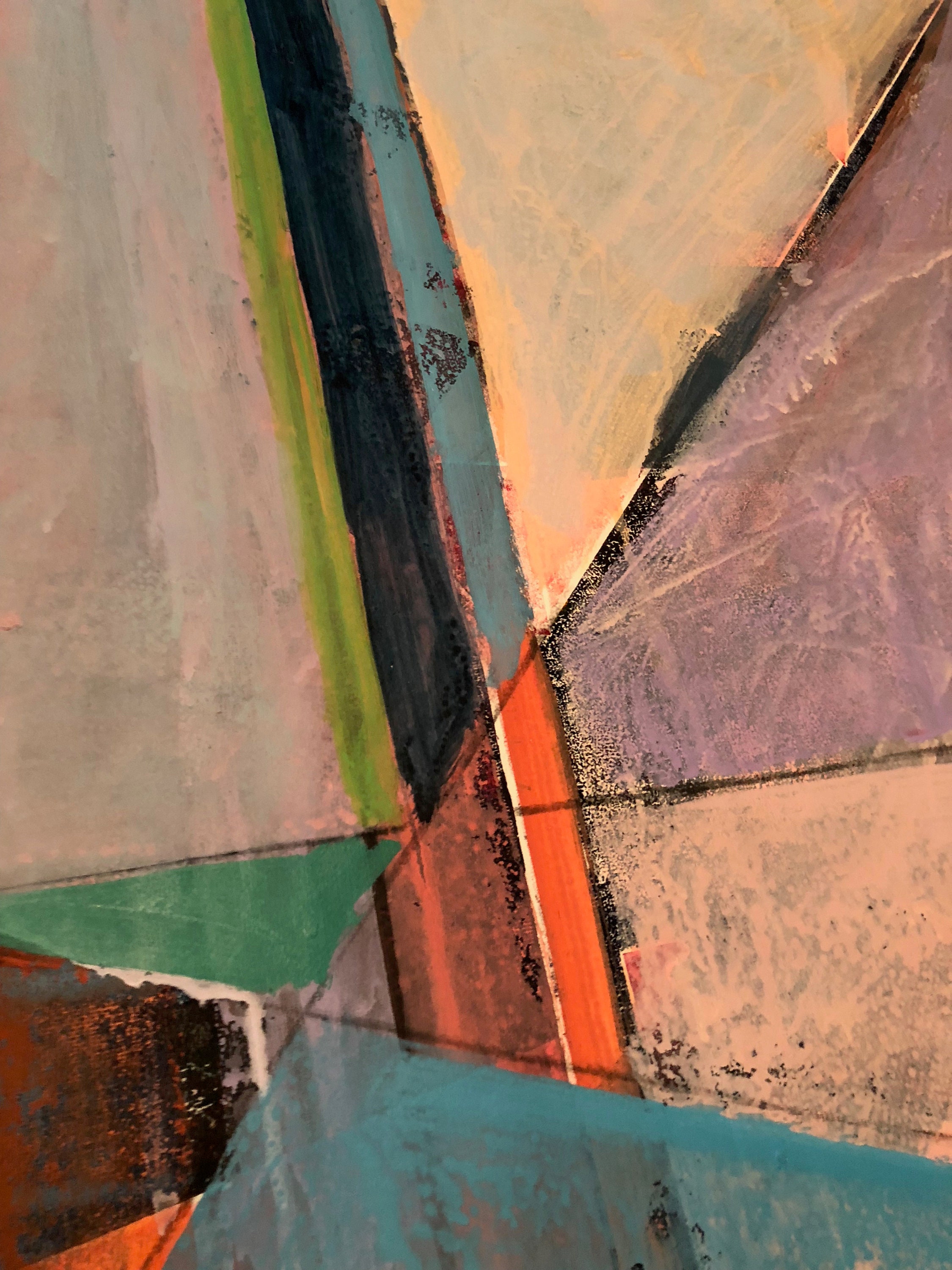 RESERVED FOR BARRY - Contemporary Abstract Acrylic Mixed Media Painting ...