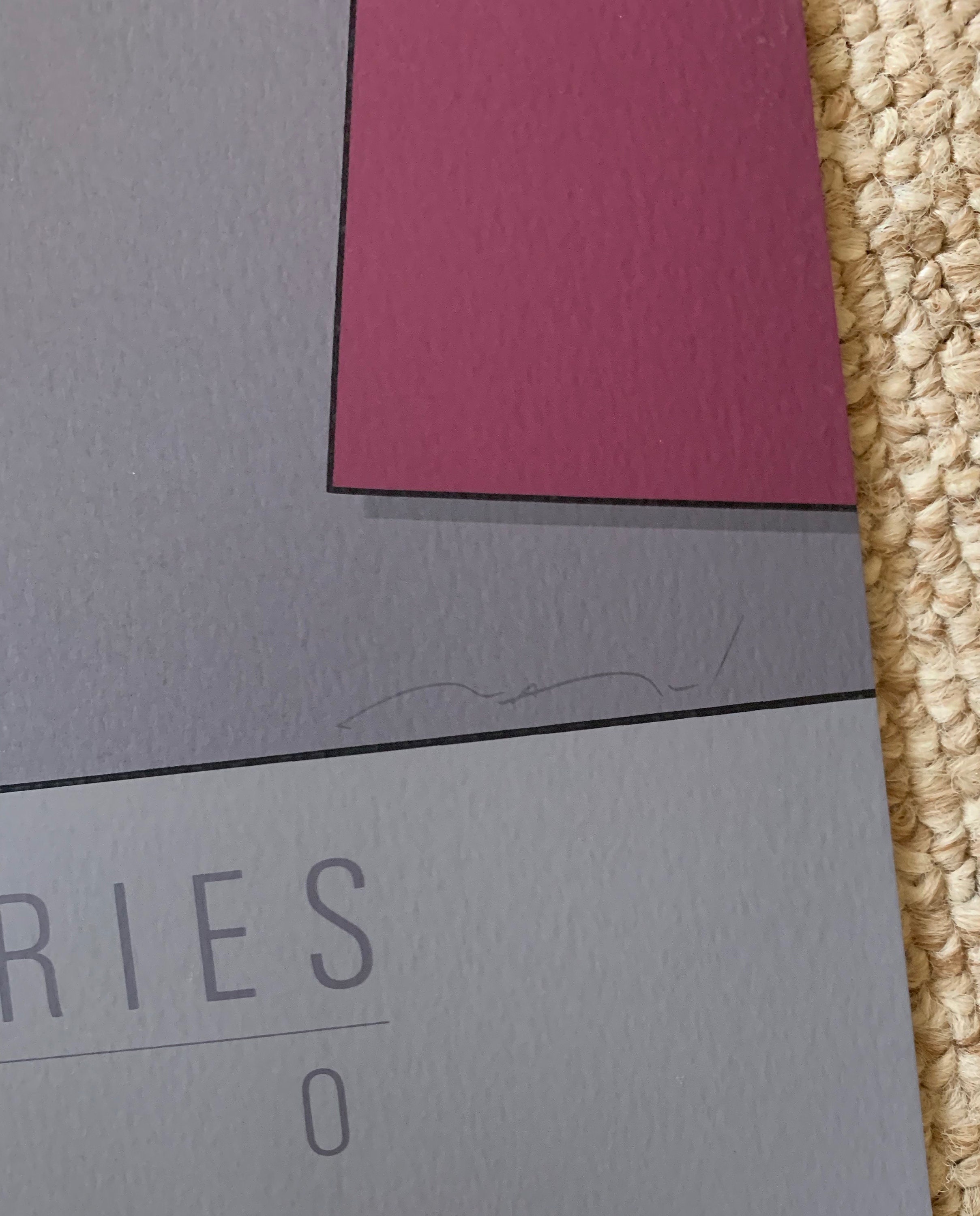 Vintage Nagel Serigraph Wall Hanging Modern Art Chicago Dumas Mirage ...