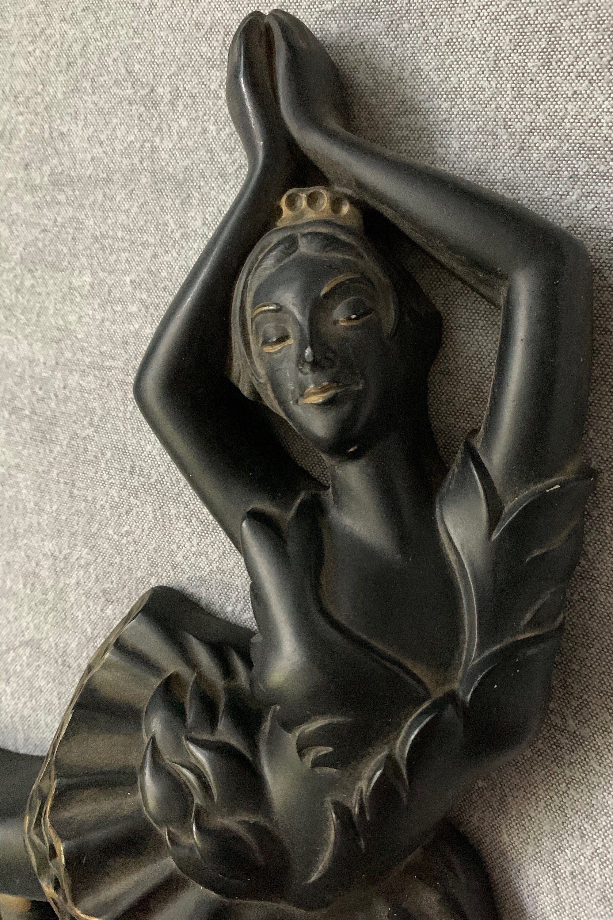Vintage 70s Miller Studios Chalkware Ballerina Ballet Dancer Plaque ...
