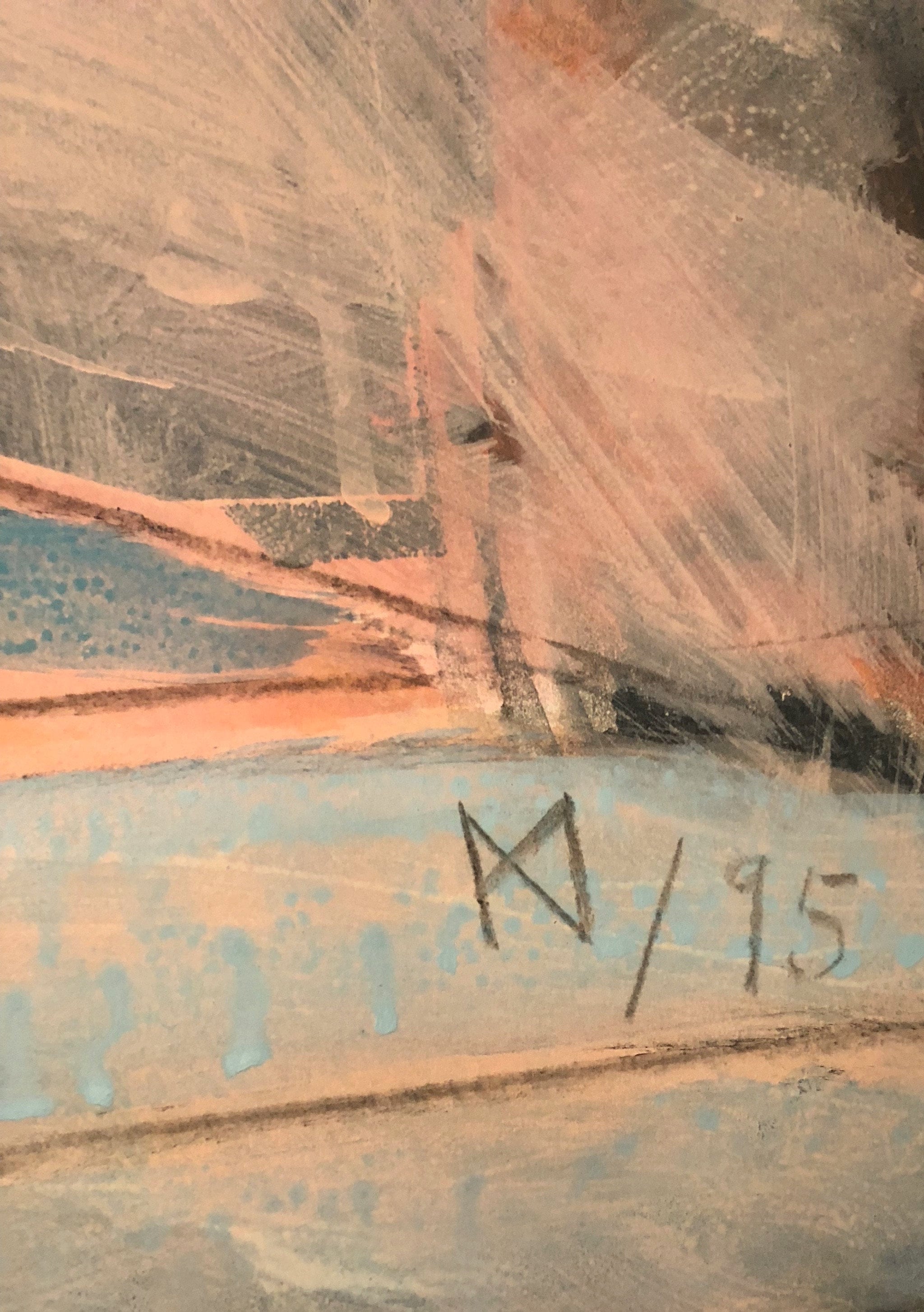 RESERVED FOR BARRY - Contemporary Abstract Acrylic Mixed Media Painting ...