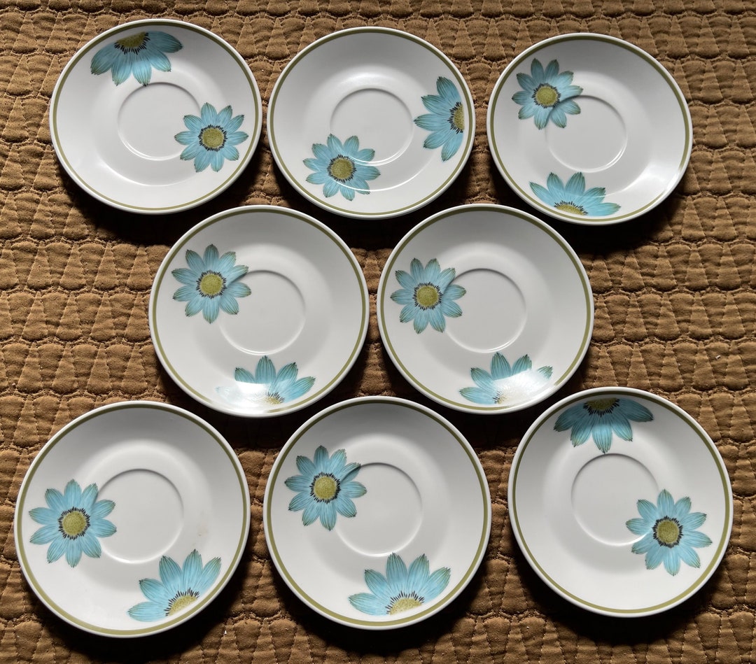 Vintage Noritake Progression China Up-sa Daisy Saucers Japan Mid ...