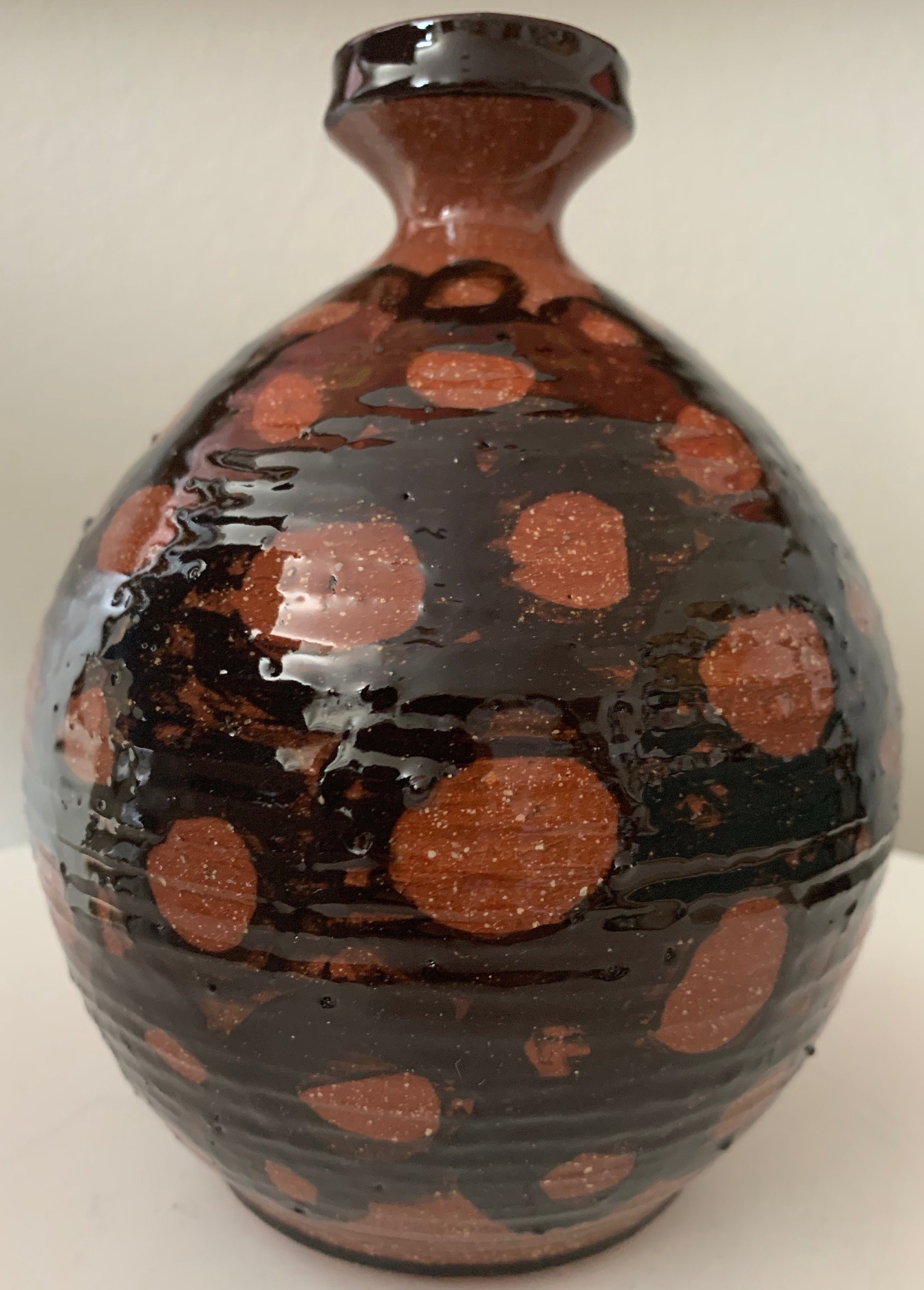 Vintage 70s Stoneware Ceramic Studio Pottery Vase Deyoe Frith Mid ...