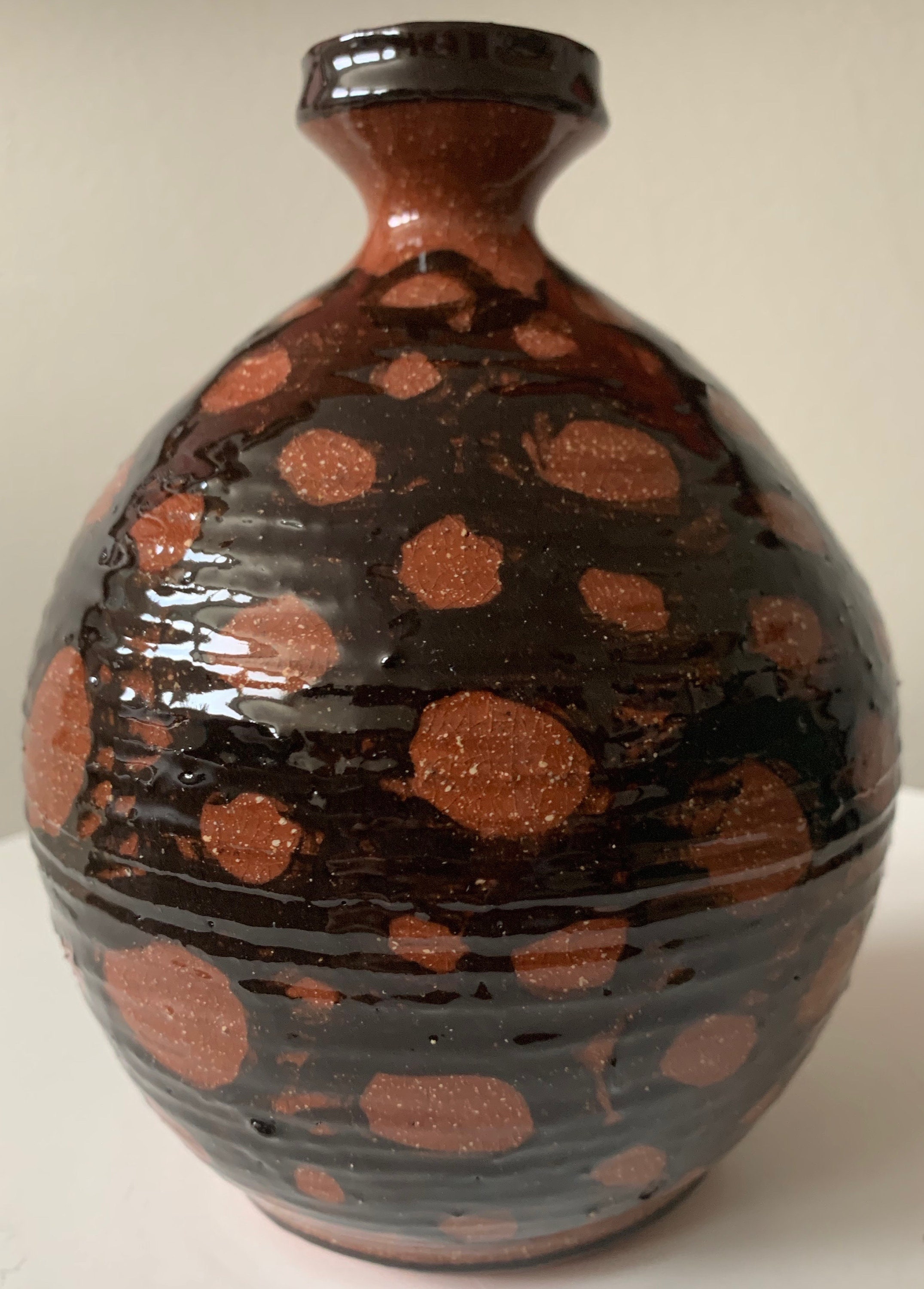 Vintage 70s Stoneware Ceramic Studio Pottery Vase Deyoe Frith Mid ...