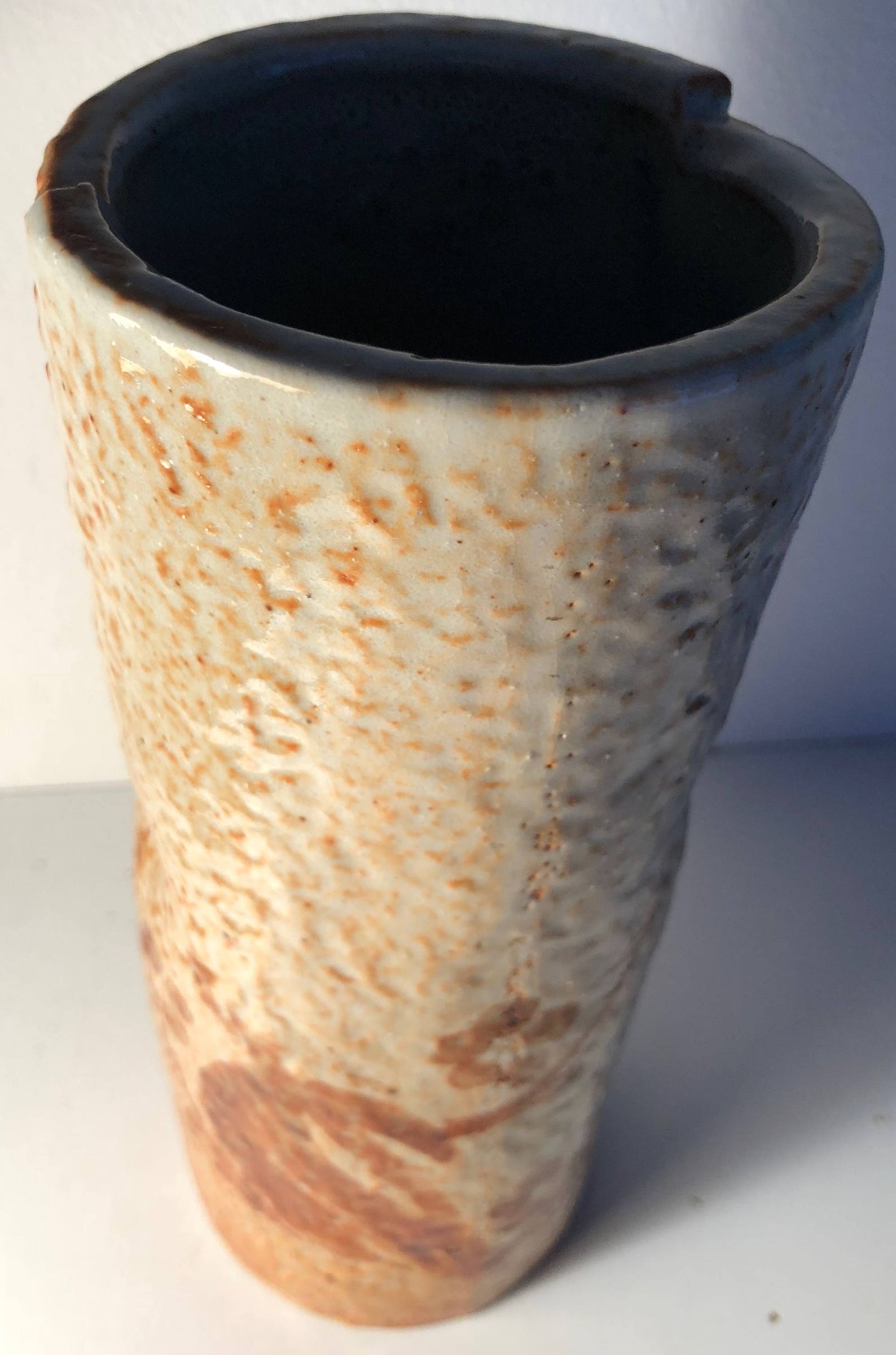 Unusual Vintage 70s Ceramic Stoneware Pottery Vase Retro Mid | Etsy