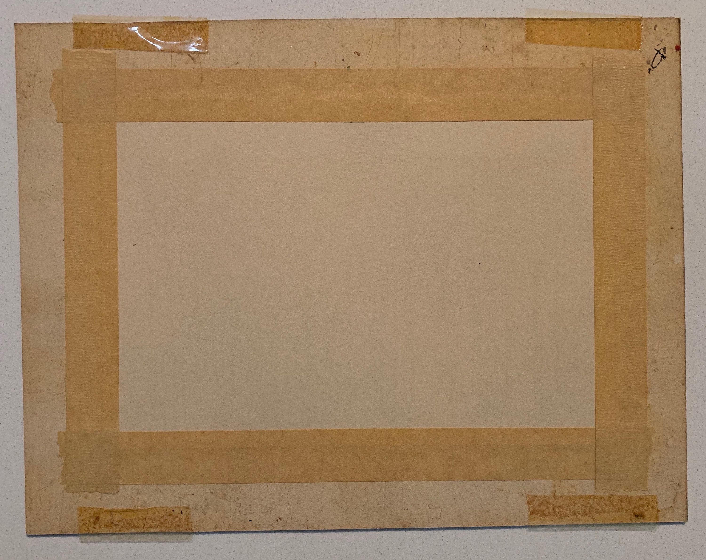 Vintage 60s 70s Owl Bird Trees Woodblock Illustration Print Mid Century ...