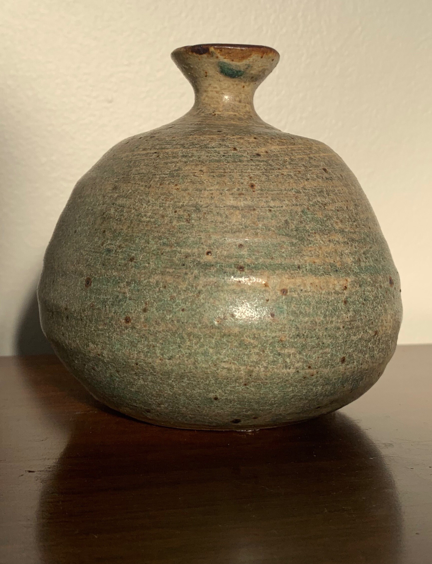 Decorative Vintage Ceramic Stoneware Vase Vessel Weed Pot Studio Art ...