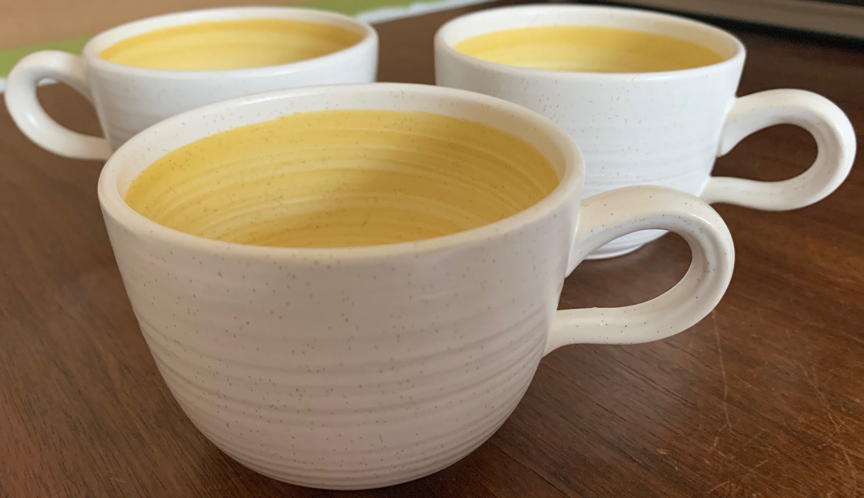 Vintage 50s 60s Franciscan Ware Hacienda Gold Handled Cups Mugs Mid ...
