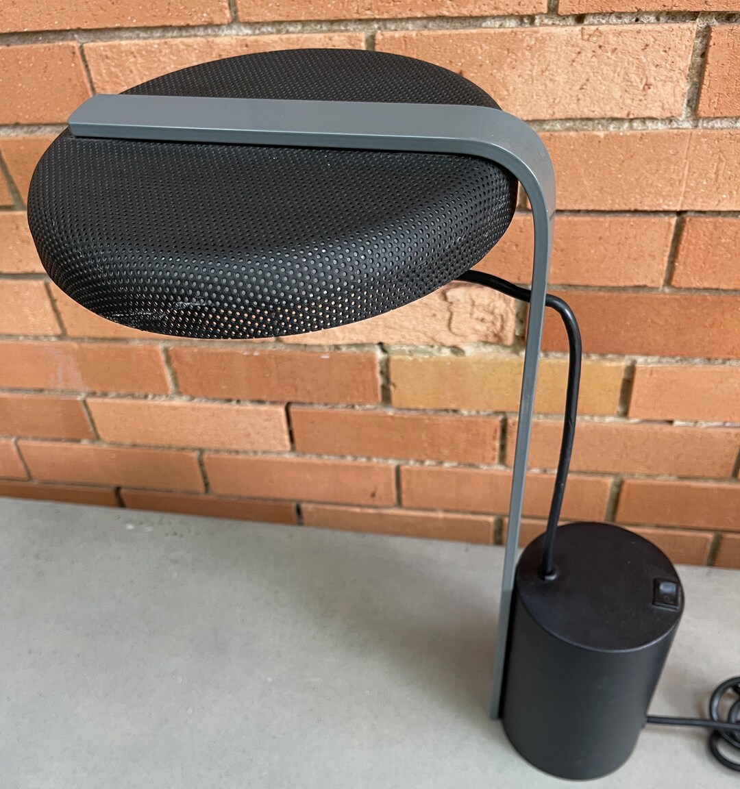 Nice Vintage 1980s Post Modern Ron Rezek Metal Lamp Lighting Bauhaus ...