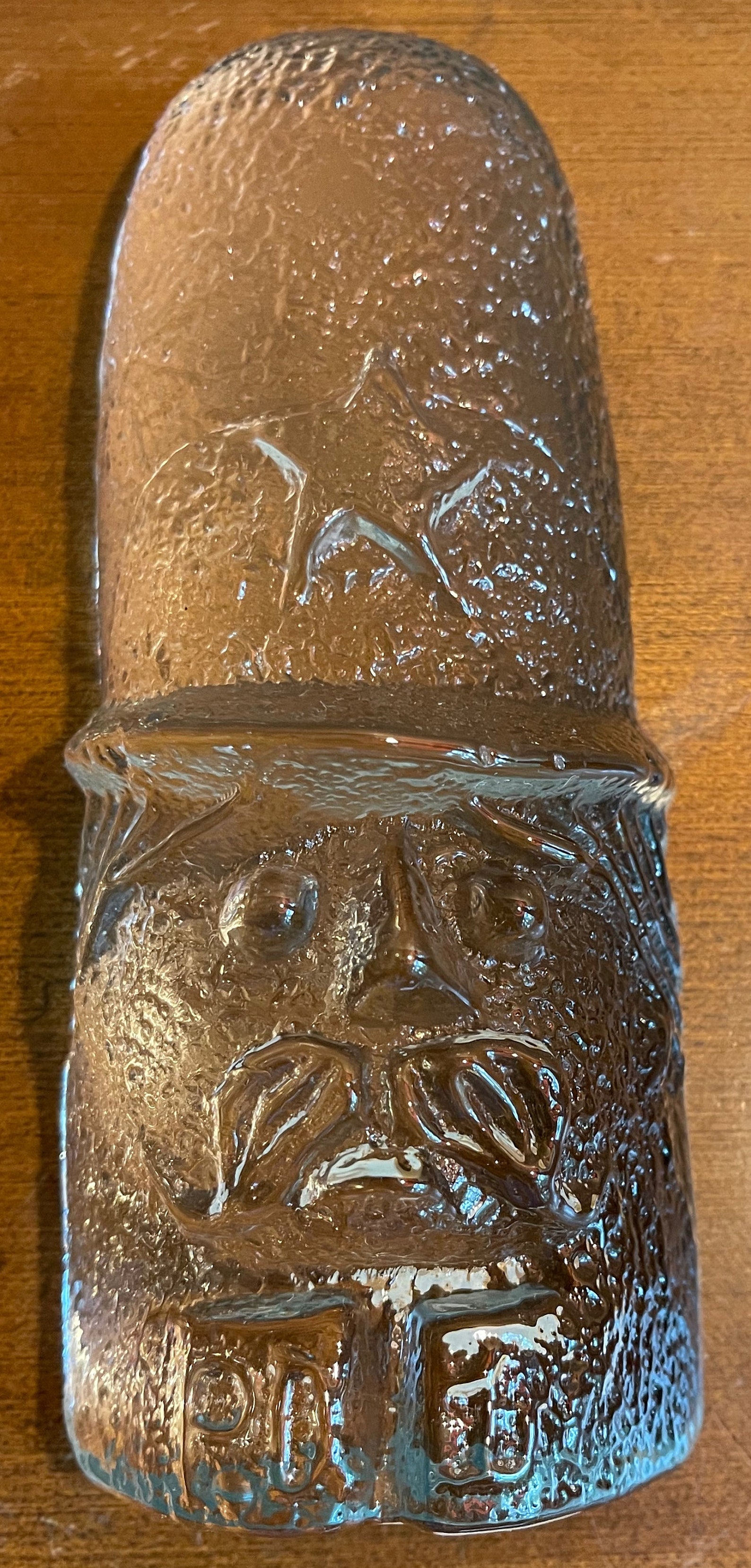 Vintage Blenko Sculptural Glass Paperweight Bookend Mid | Etsy