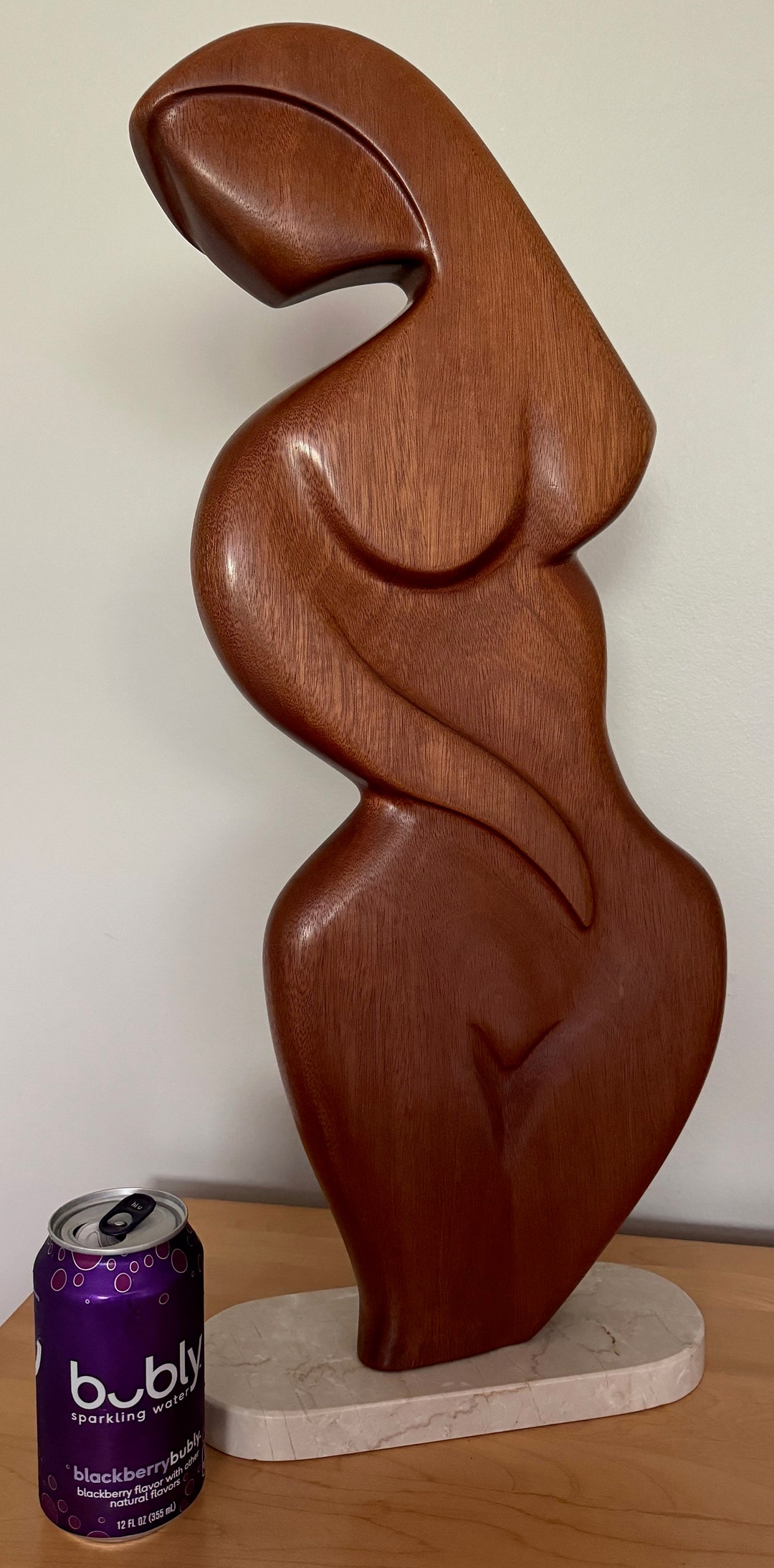 Vintage 60s Carved Abstract Wooden Nude Female Sculpture Mid Century MCM Modern Signed Mckee - Etsy