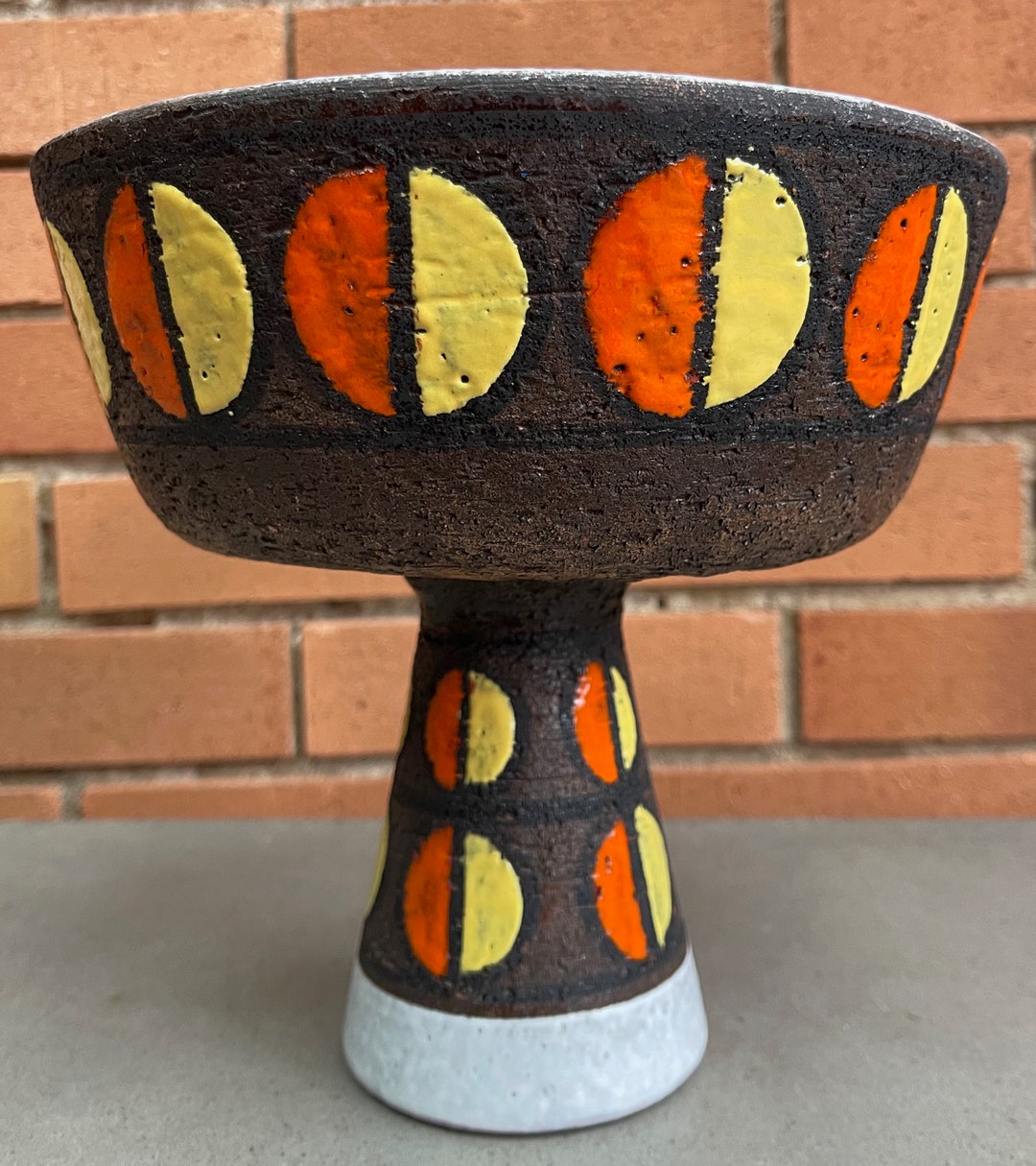 Rare Vintage Rosenthal Netter Bitossi Chalice Bowl Mid Century Modern ...