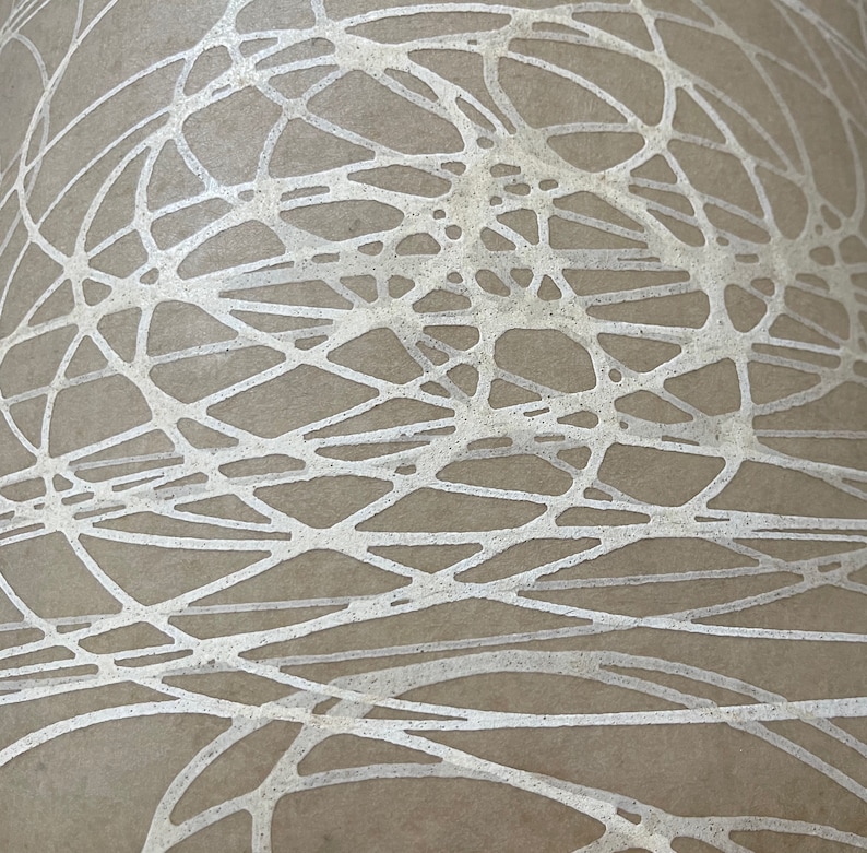 Vintage 1950s 60s Beige Fiberglass Shade Mid Century Modern - Etsy