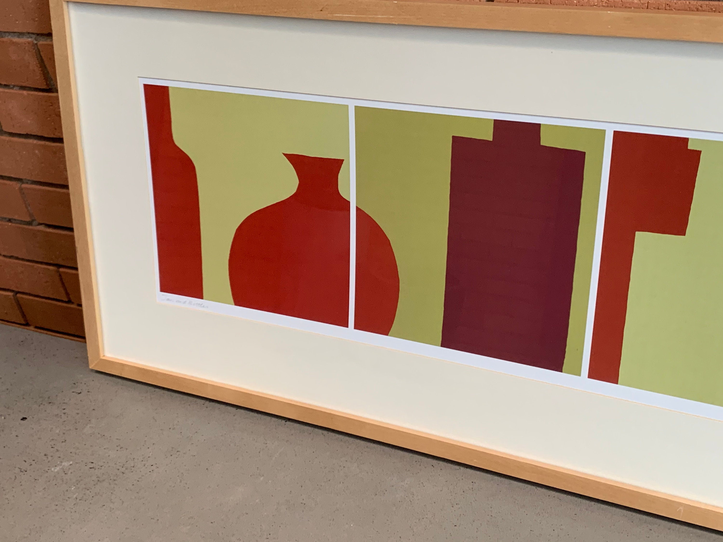 Contemporary Abstract Print Bottle Jars Shapes Modern Art Wall - Etsy