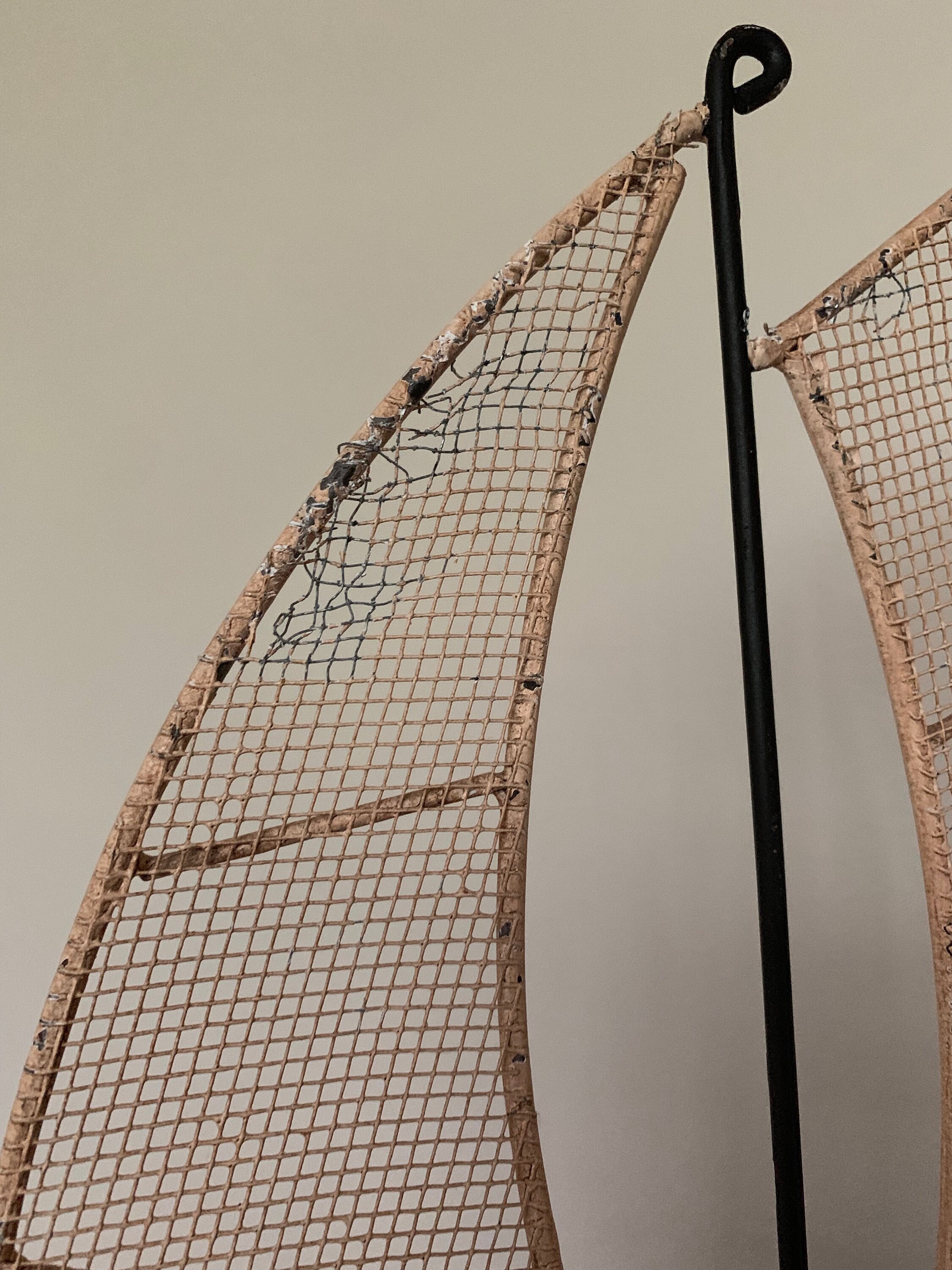 Vintage 50s Wire Mesh Iron Metal Clipper Ship Boat Mid Century Modern ...