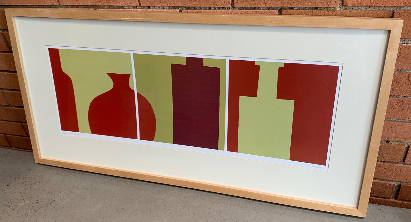 Contemporary Abstract Print Bottle Jars Shapes Modern Art Wall - Etsy