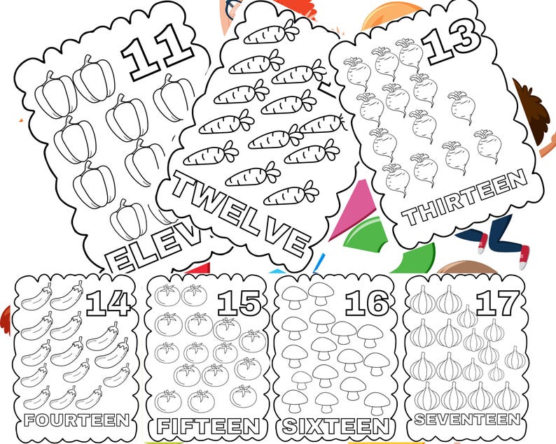 20 Printable Numbers Coloring Pages, Coloring Pages for Learning ...