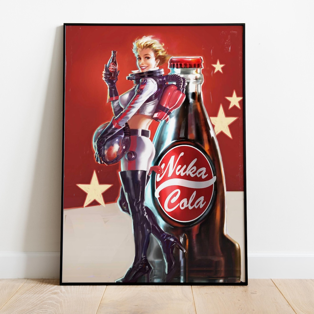 Nuka Cola Poster | Nuka World Wall Art | Matte Paper Print | Video Game ...