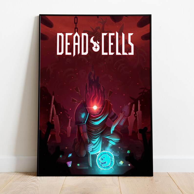 Dead Cells Poster | the Beheaded Wall Art | Matte Paper Print | Video ...