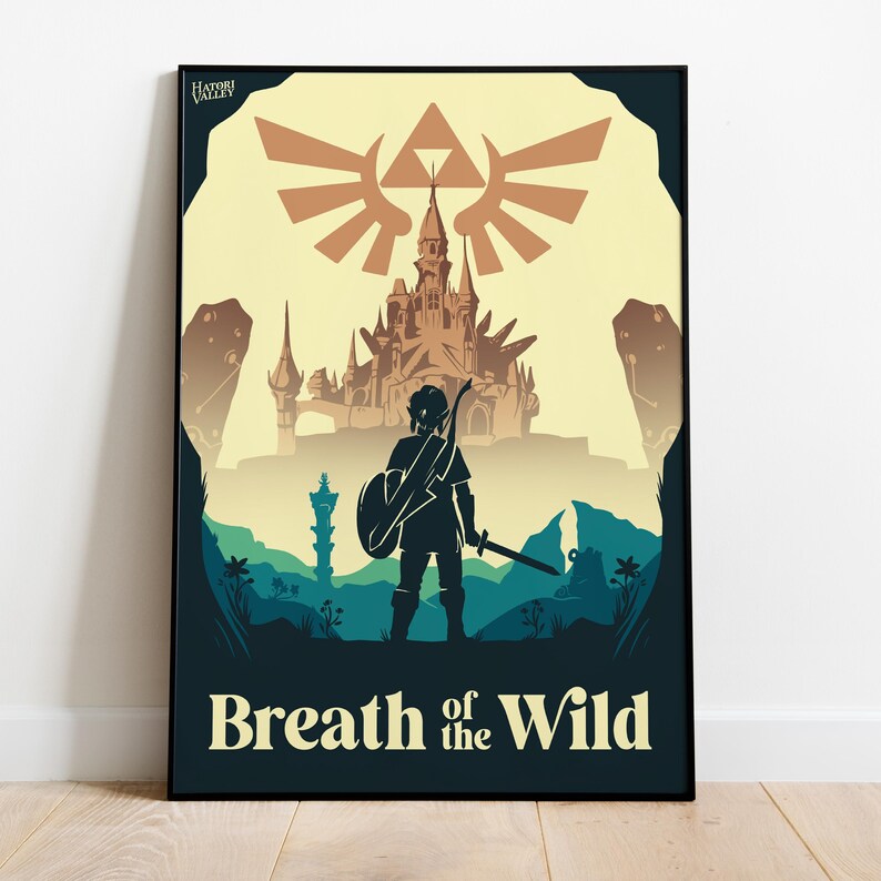 The Legend of Zelda Poster | Hyrule Wall Art | Matte Paper Print ...