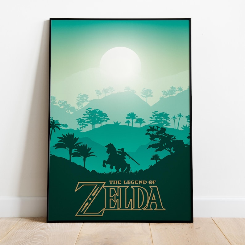 The Legend of Zelda Poster | Hyrule Wall Art | Matte Paper Print ...