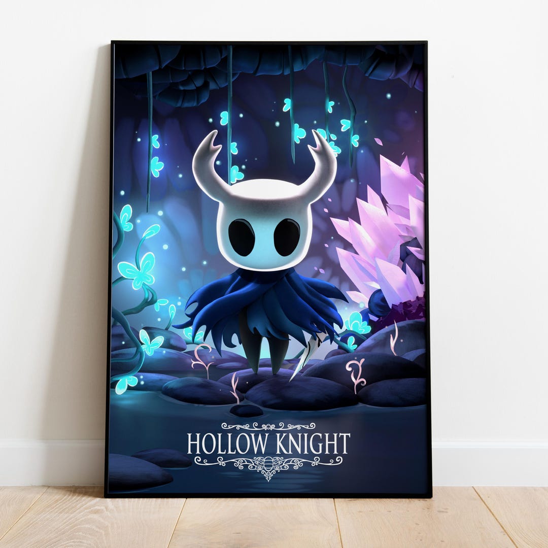 Hollow Knight Poster | Hallownest Wall Art | Matte Paper Print | Video ...