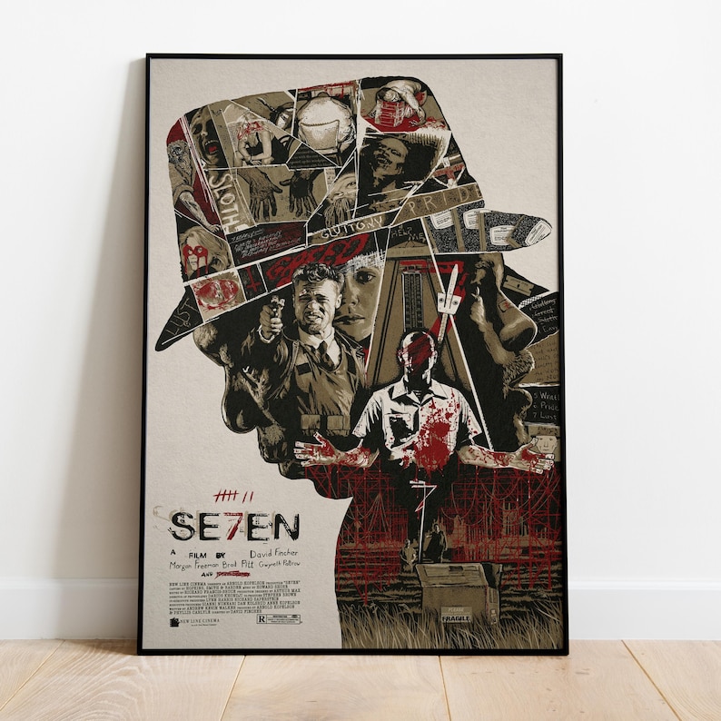 Se7en Poster | High Quality Ready to Print | Matte Paper Print | Movie ...