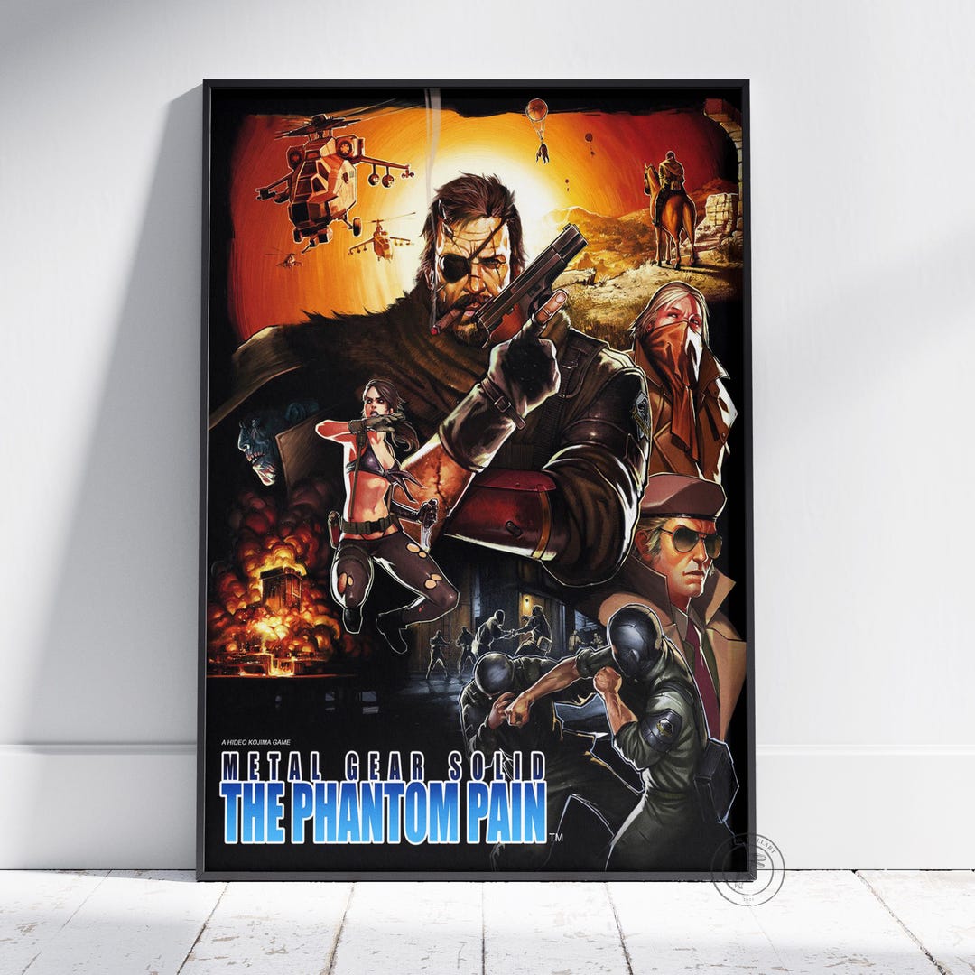 Metal Gear Solid Game Poster : Big Boss Wall Art - Etsy