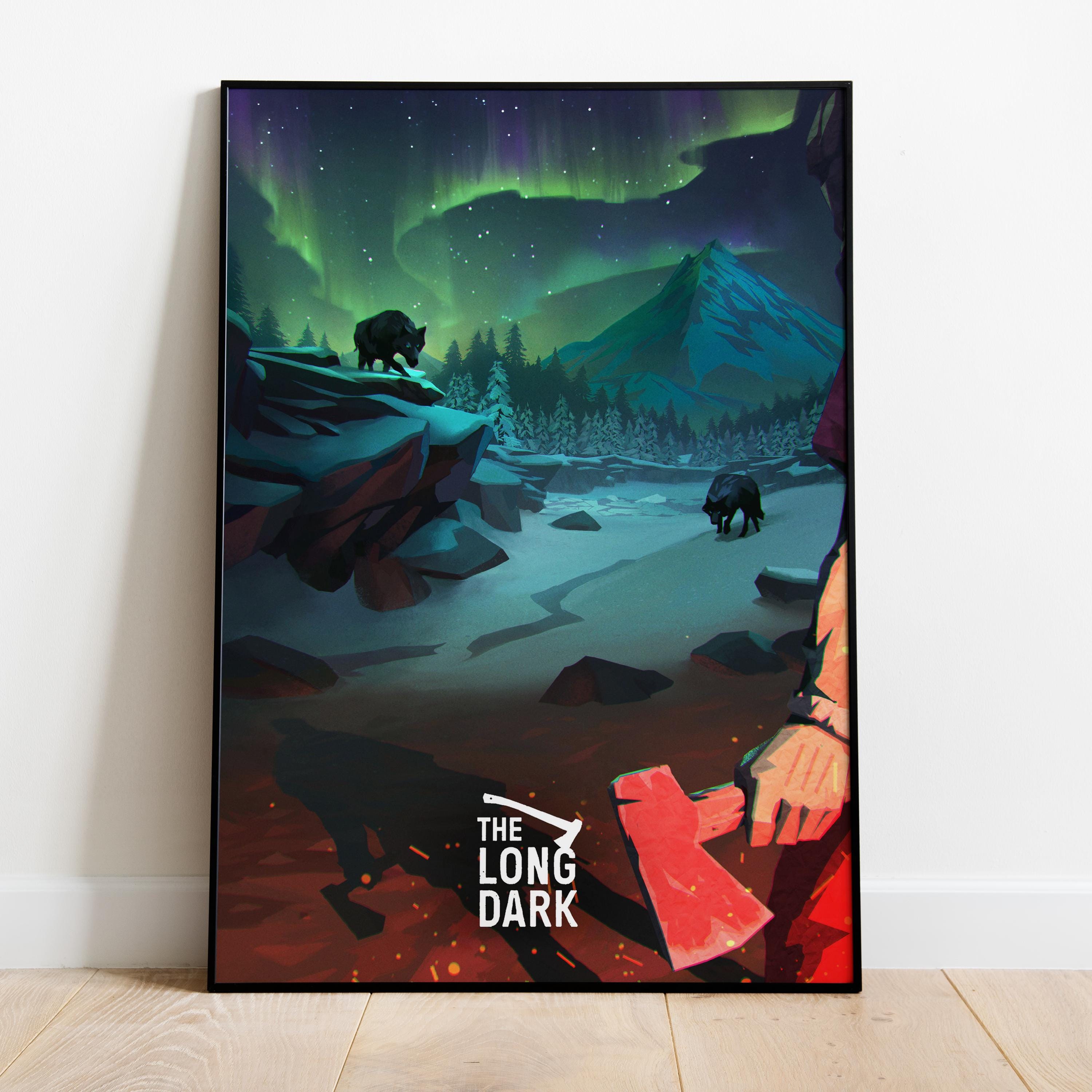 The Long Dark Poster | Survival Game Wall Art | Rolled Canvas Print ...
