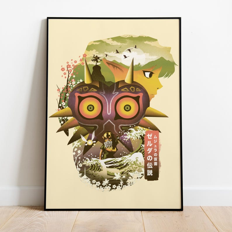 The Legend of Zelda Poster | Hyrule Wall Art | Matte Paper Print ...