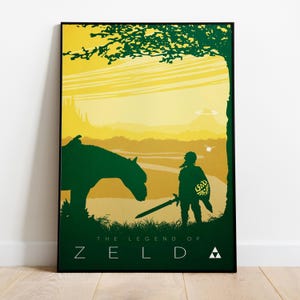 The Legend of Zelda Poster | Hyrule Wall Art | Matte Paper Print ...