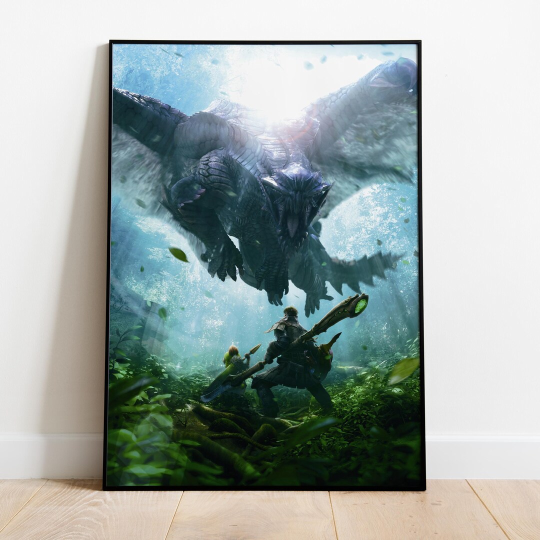 Monster Hunter: World Poster | MHW Wall Art | Matte Paper Print | Video ...