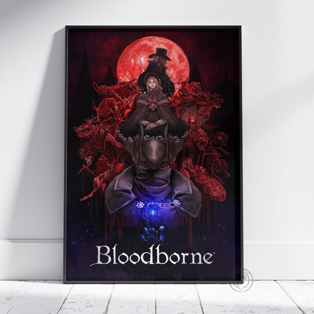 Bloodborne Game Poster : Yharnam City Wall Art - Etsy