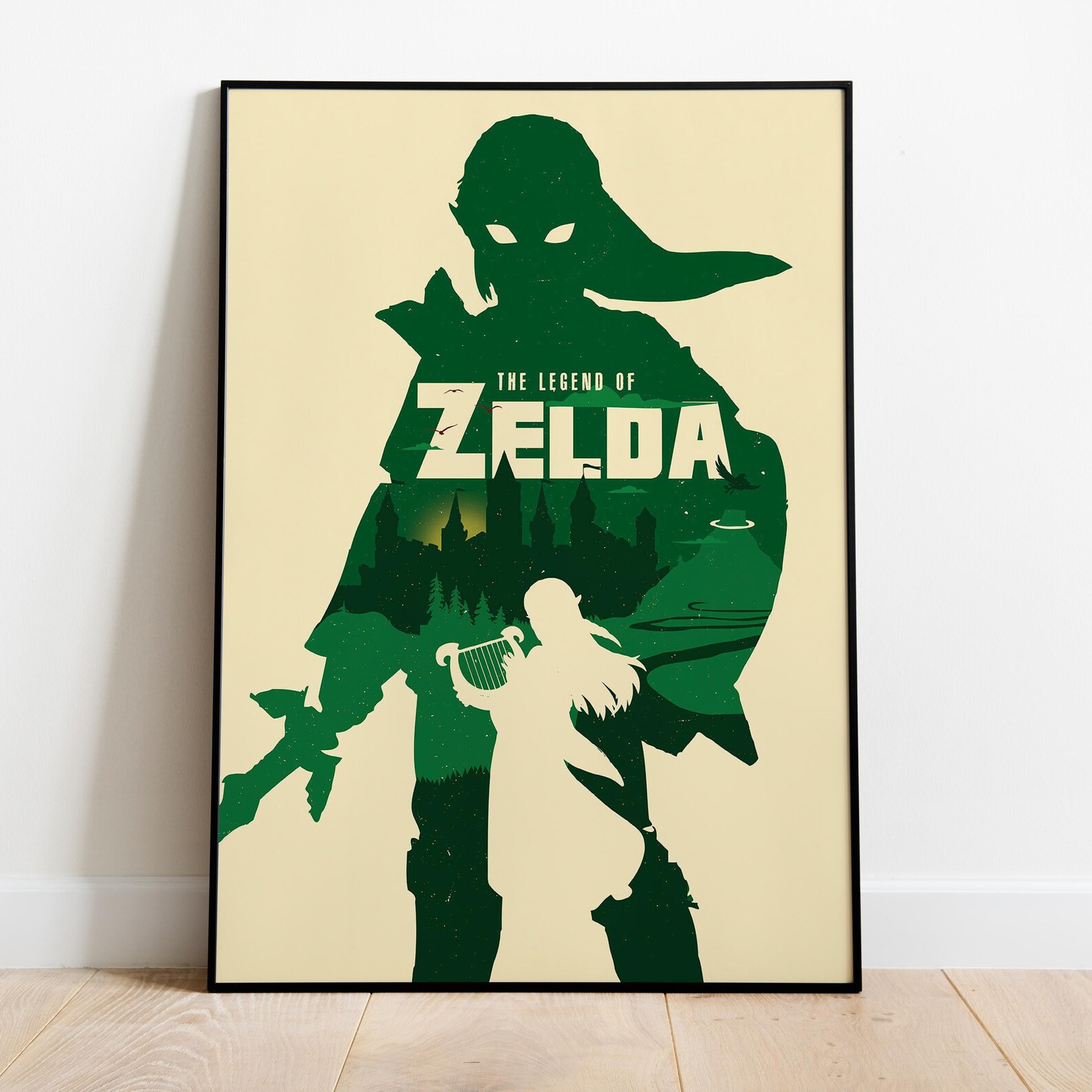 The Legend of Zelda Poster | Hyrule Wall Art | Matte Paper Print ...