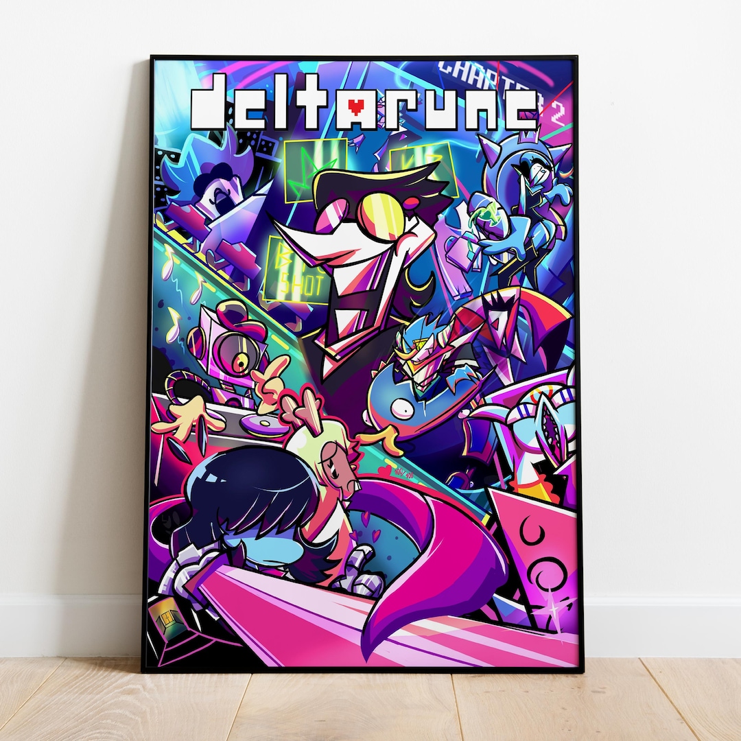 Deltarune Poster | Kris Dreemurr Wall Art | Matte Paper Print | Video ...