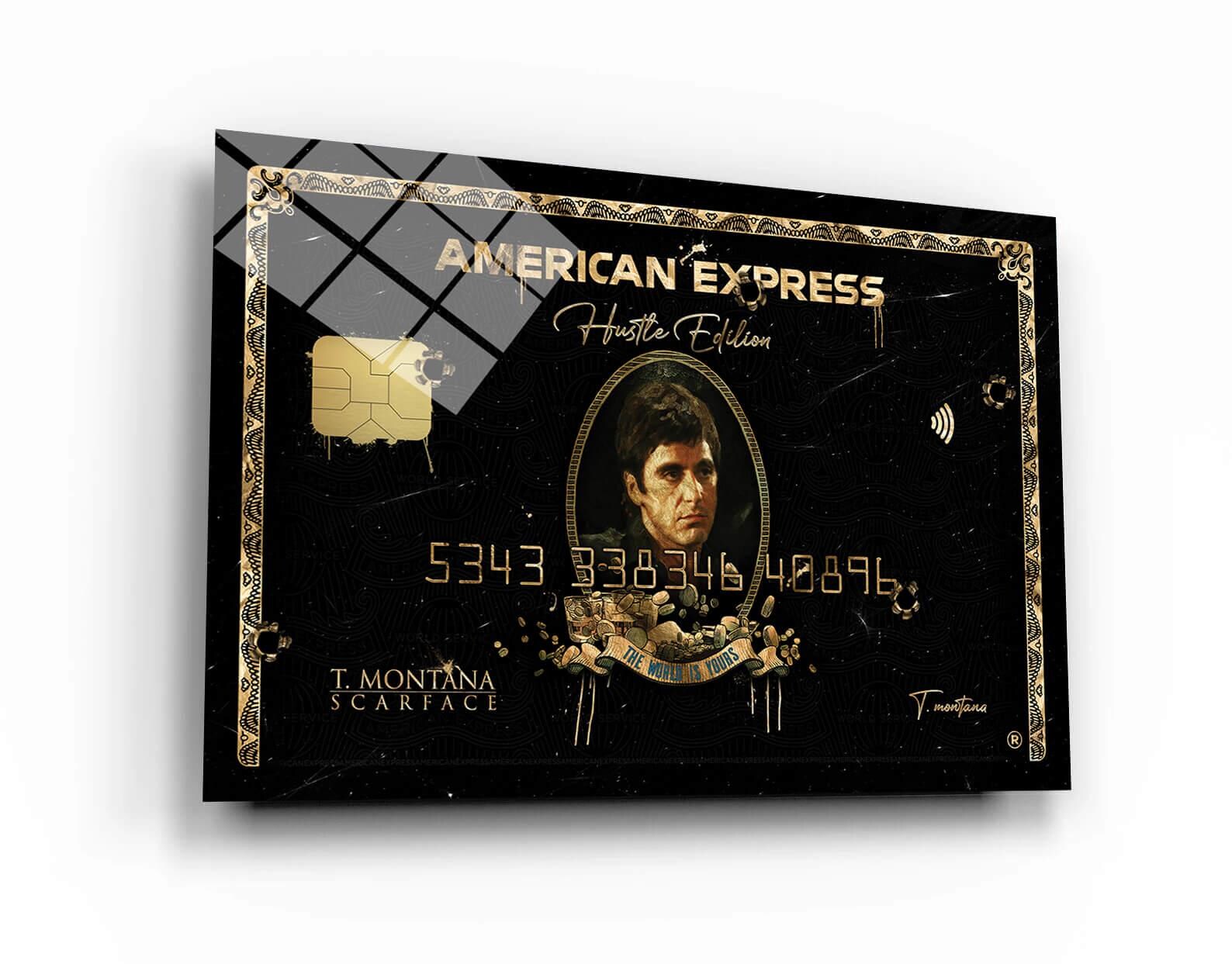 Tony Montana Scarface Wall Art American Express, Iconic Movie Amex ...