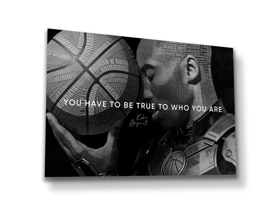 Kobe Bryant Legends Are Forever Wal Art Heroes Come and Go Quote Canvas ...