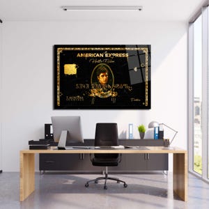 Tony Montana Scarface Wall Art American Express, Iconic Movie Amex ...