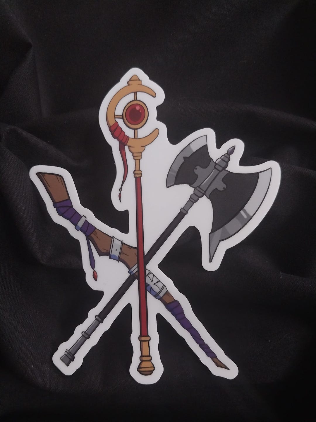 Tools of the Journey - Frieren Party Weapons Fanart Sticker - Etsy