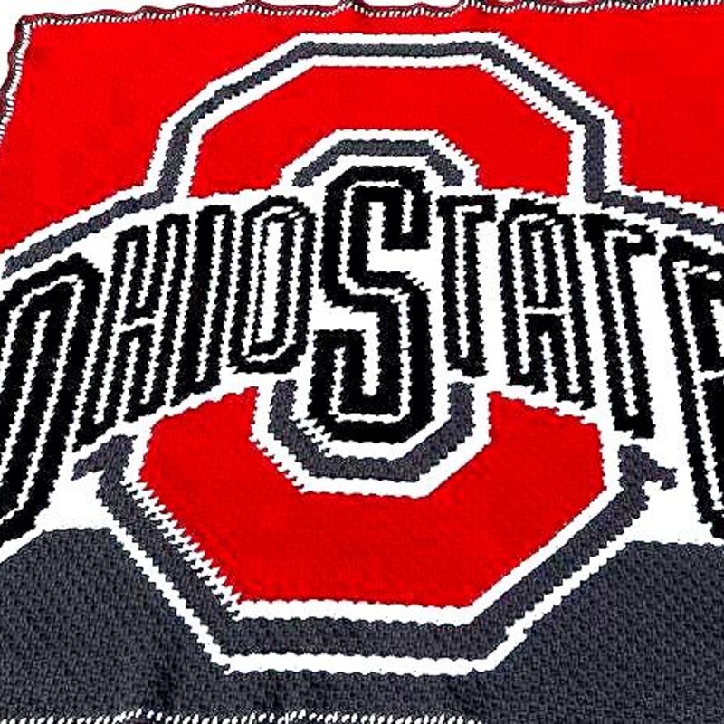 Ohio State Afghan - Etsy