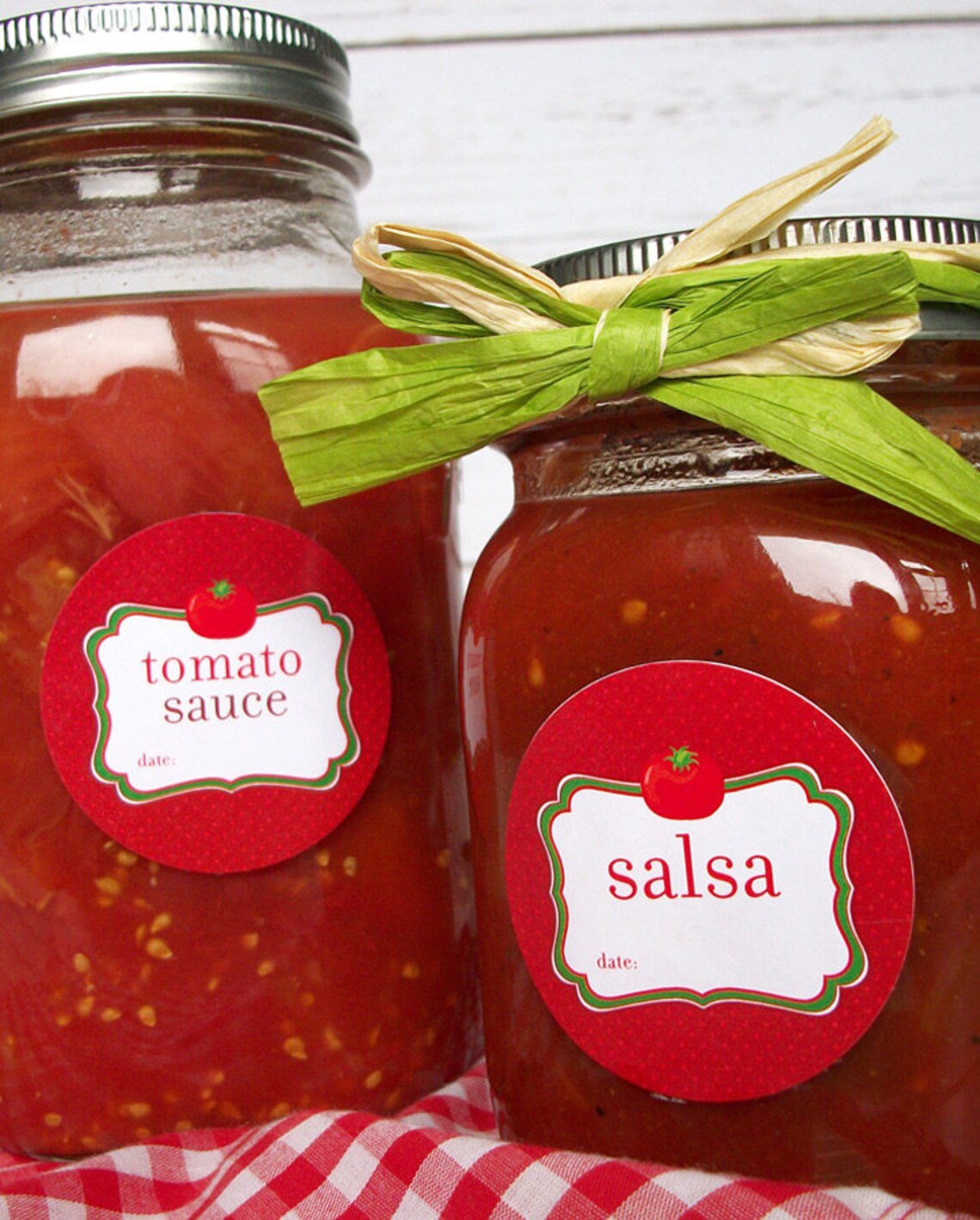 Tomato Juice Sauce Salsa Spaghetti Sauce Canning Labels - Etsy