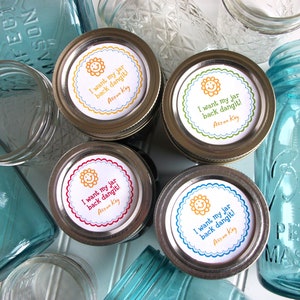 I Want My Jar Back Dangit Custom Round Mason Jar Stickers to Get ...