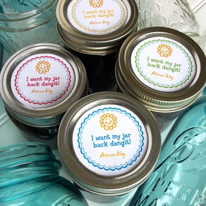 I Want My Jar Back Dangit Custom Round Mason Jar Stickers to - Etsy