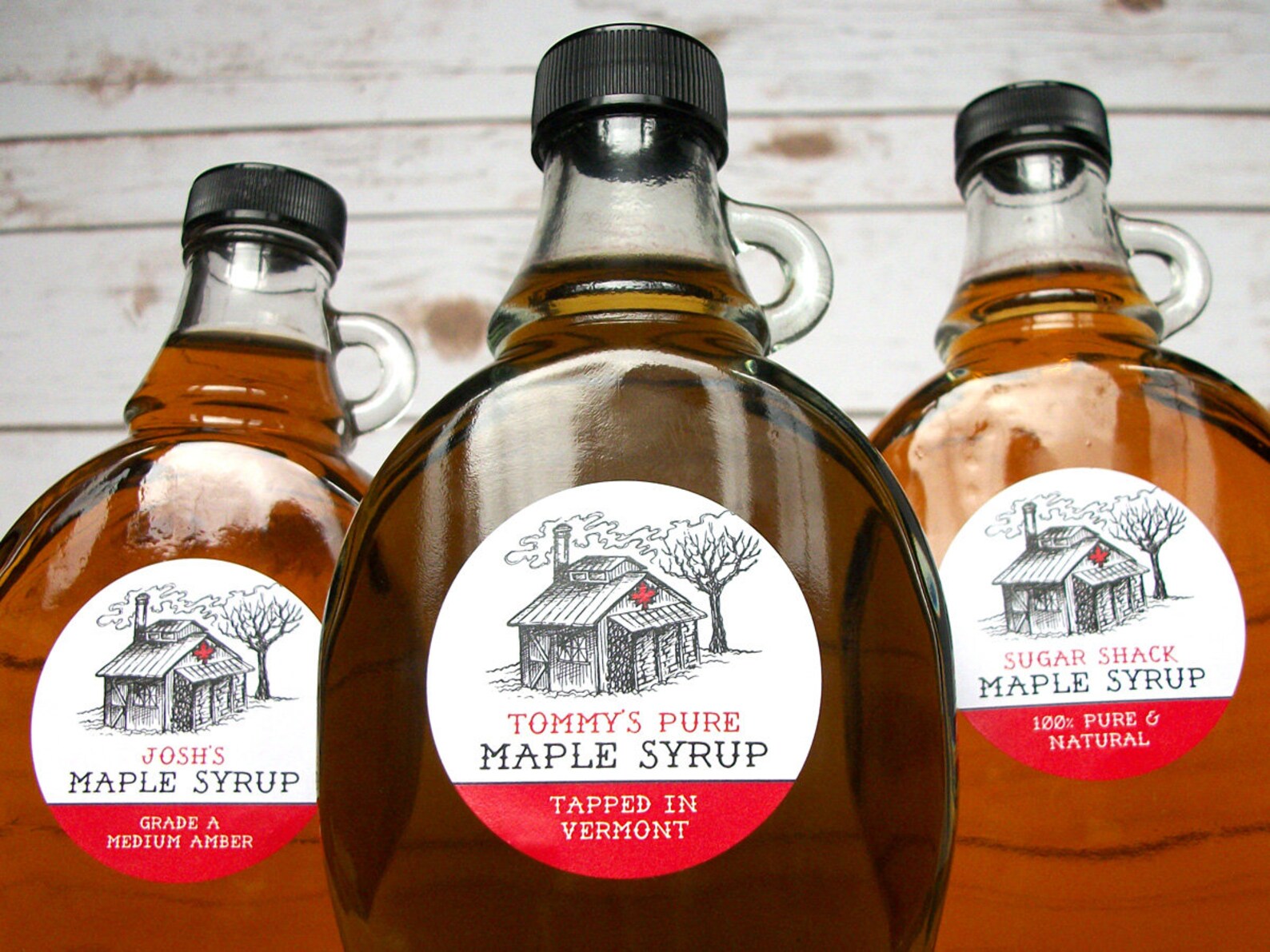 SAVE Money on 5 or More Sheets of Custom MAPLE SYRUP Labels | Etsy