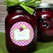 Pickled Beets Canning Jar Labels Gingham Mason Jar Stickers - Etsy